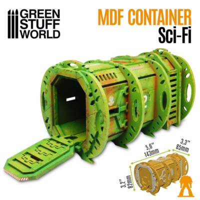 SciFi Container Pod - Infinity wood boxes scifi science fiction | eBay