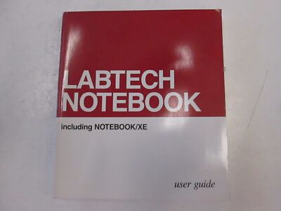 Labtech Notebook/XE Family of Products User Guide, Used | eBay
