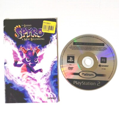 The Legend of Spyro: A New Beginning Disc + Manual Only PS2 - Tested ...