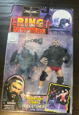 1999 ToyBiz WCW Ring Masters Dog-Faced Gremlin RICK STEINER Figure ...