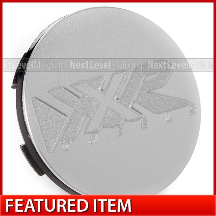 XXR CENTERCAP CENTER CAP 655 STYLE SILVER MACHINED FITS 561 565 566 567 ...