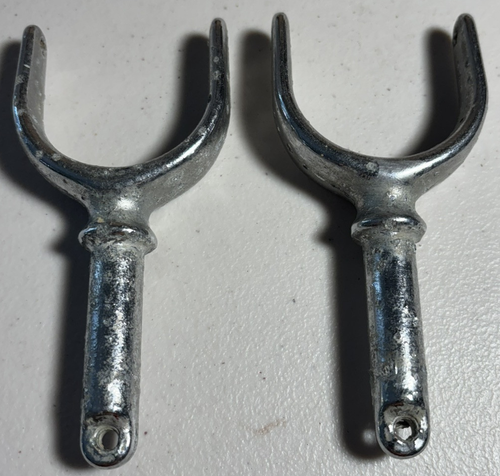 PAIR OF VINTAGE OLD ANTIQUE NAUTICAL ROW BOAT CHROME OAR LOCKS | eBay