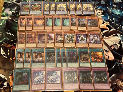 SHINOBIRD TOURNAMENT READY Deck Core 🔥 40 Cards w. Sleeves 🔥 Yugioh NM ...