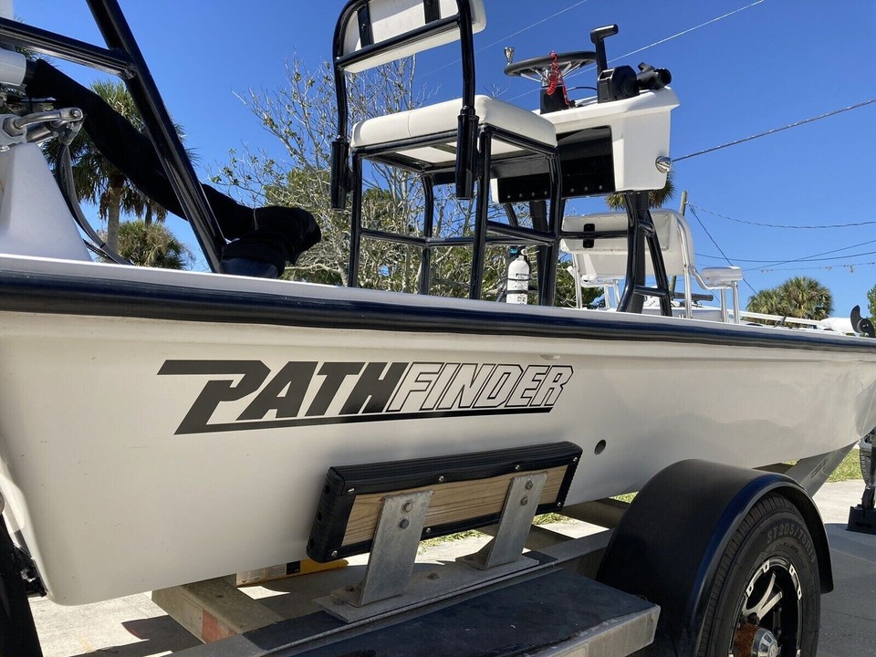 Pathfinder Boats Vinyl Decal BOAT DECALS NEW 30 COLOR OPTIONS STICKER ...