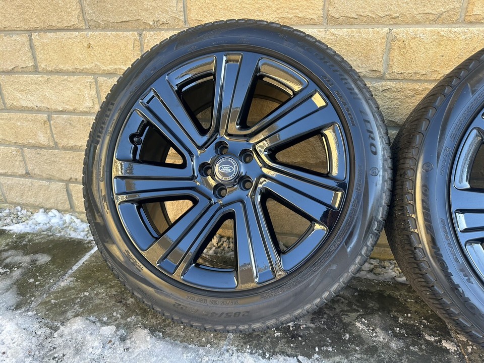 Range Rover Sport Vogue L460 22” Alloy Wheels Style 7023 Black & 7mm ...