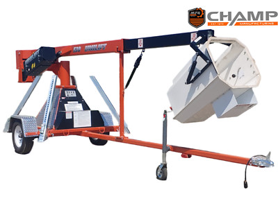 New Champ Unilift 538 Towable Boom Lift Boomlift Man Lift Made in USA ...