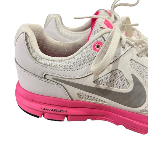 Nike Lunaron Womens Athletic Running Shoes Sneakers White Pink 488164 ...