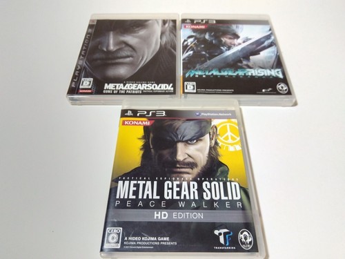 Ps3 2 Metal Gear Solid Piece Walker Hd 4 Rising 3-Piece Set | eBay