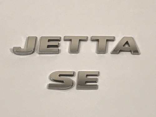 VW JETTA REAR LID CHROME EMBLEM LOGO BADGE SIGN SYMBOL OEM USED | eBay