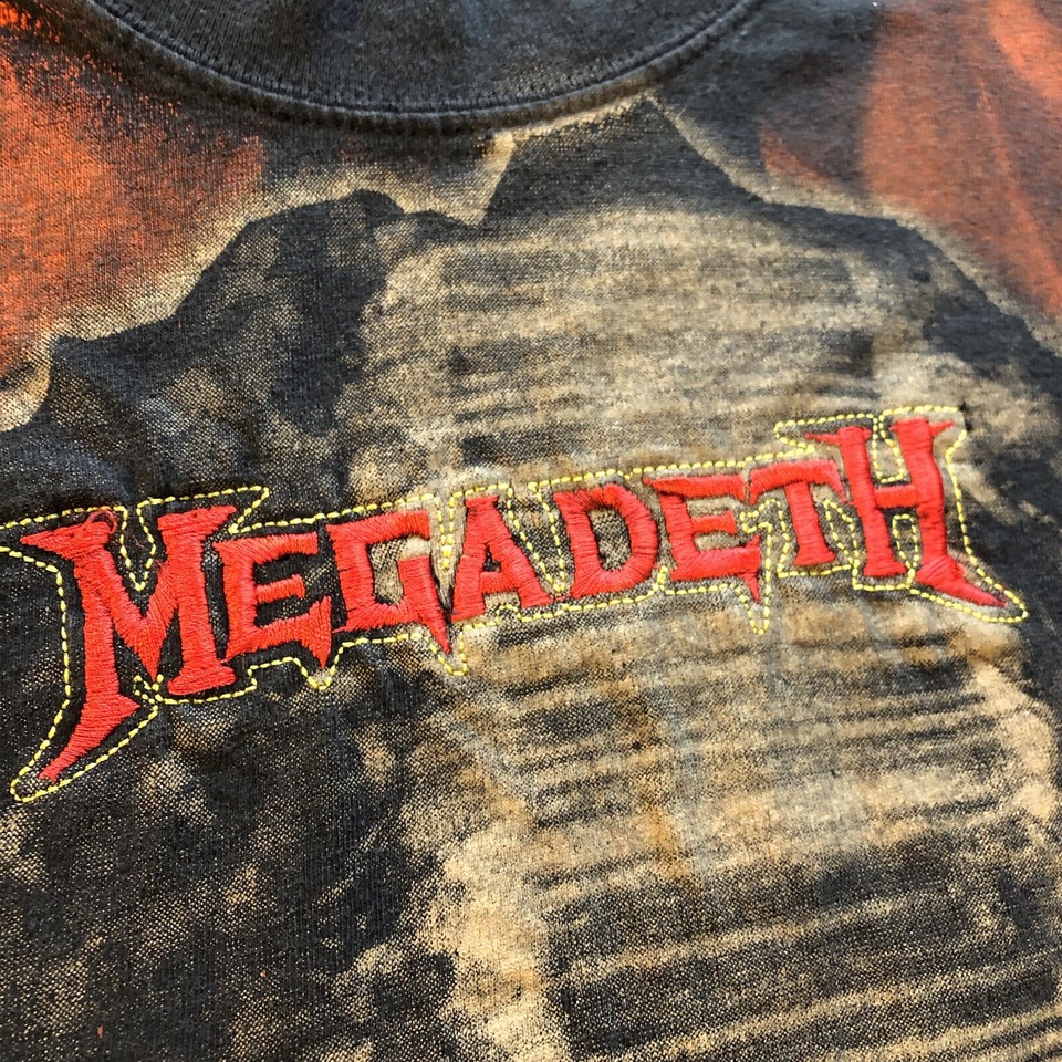 Vintage Rock And Death Megadeth Endgame Mexican Shirt Embroidered ...