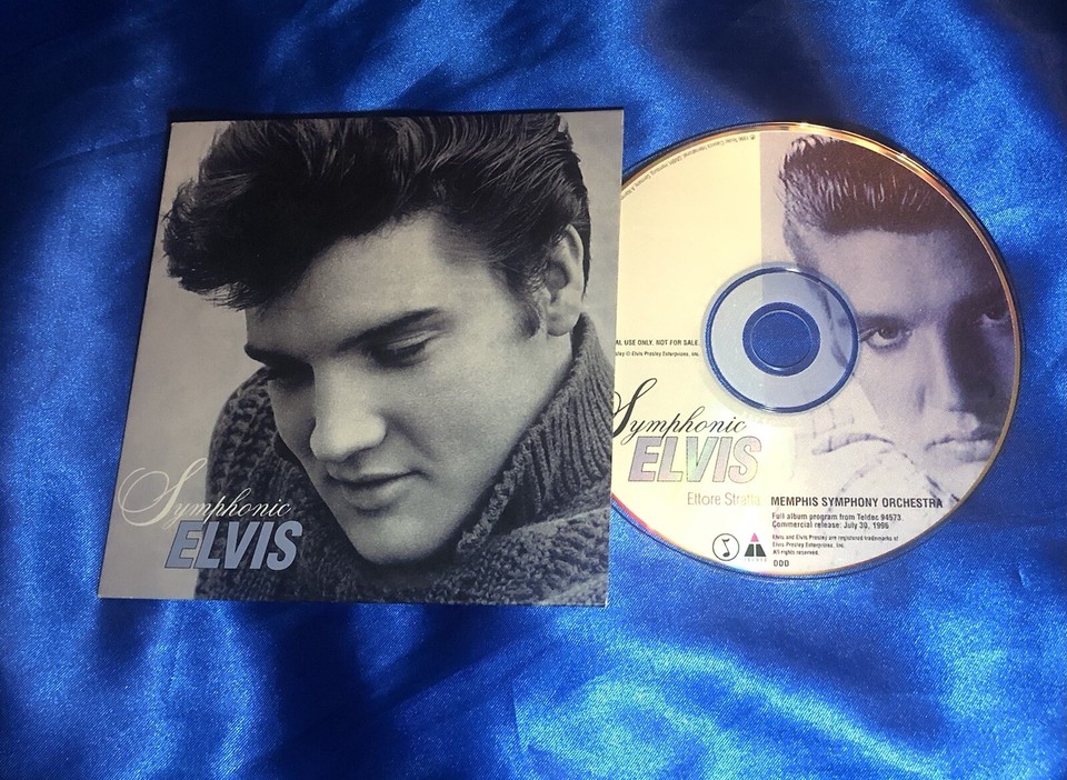 Symphonic ELVIS 1996 Promo CD Ettore Stratta Memphis Symphony Orchestra ...