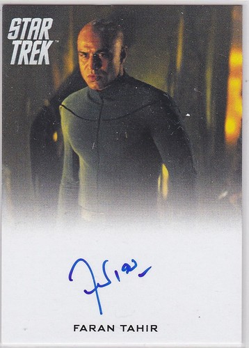 STAR TREK BEYOND MOVIE FARAN TAHIR AS CAPTAIN ROBAU AUTOGRAPH 2009 ...