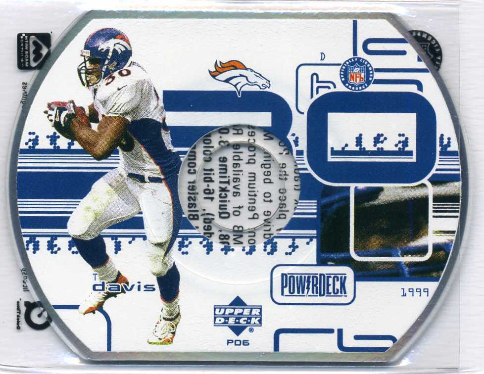 TERRELL DAVIS 1999 UPPER DECK Powerdeck CD-ROM #PD-6 | eBay