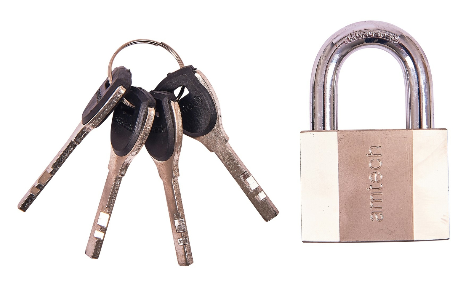 Heavy Duty 50Mm Security Steel Shackle Padlock Double Ball Lock ...