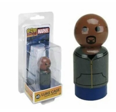 Marvel Bif Bang Pow! Luke Cage Pin Mate Wooden Figure #65 - Collectible ...