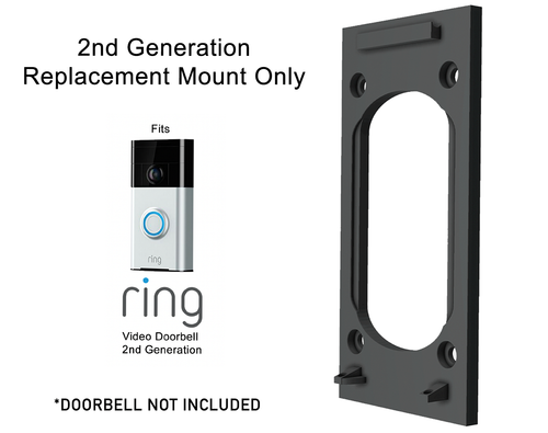 Replacement Bracket Mount Back Plate For Ring 2nd Generation Doorbell ...