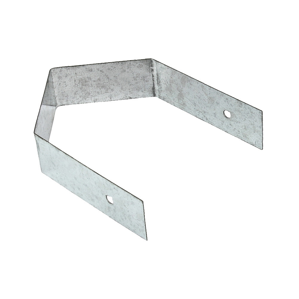 Fence Post Rail Birdsmouth 5 or 3 Bend Strap Galvanised 75mm 100mm ...