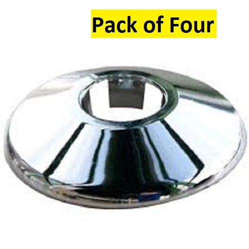 4 x RADIATOR 15mm PIPE RINGS ROSE COLLAR LAMINATE COVER TIDY CONCEALER ...