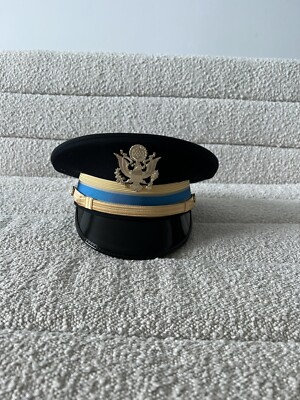Marlow White Company Grade Officer ASU Blue Service Cap Military Intel ...