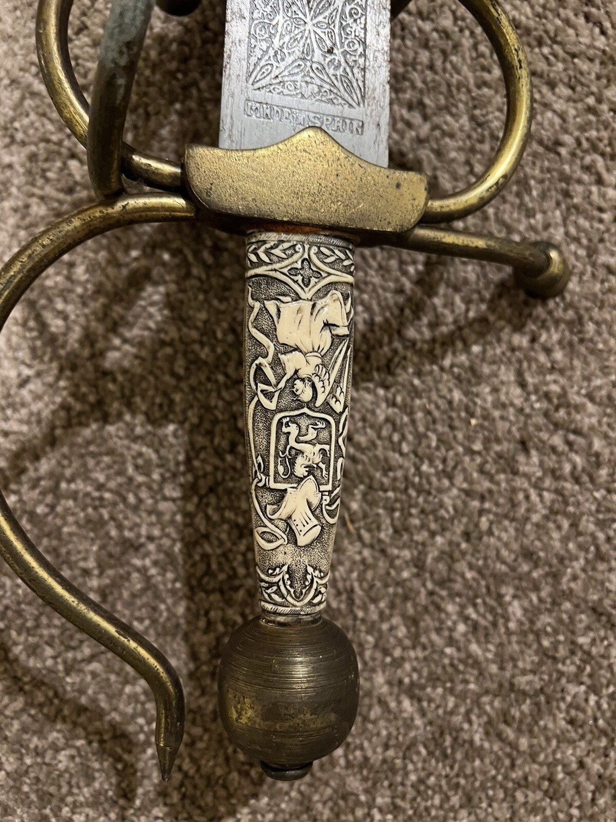 Spanish 🇪🇸 Toledo Sword - Antique - Ceremonial - Made In Spain | eBay