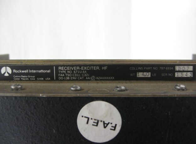 Rockwell / Collins 671U-4A Receiver Exciter - PN: 787-6934-007 | eBay
