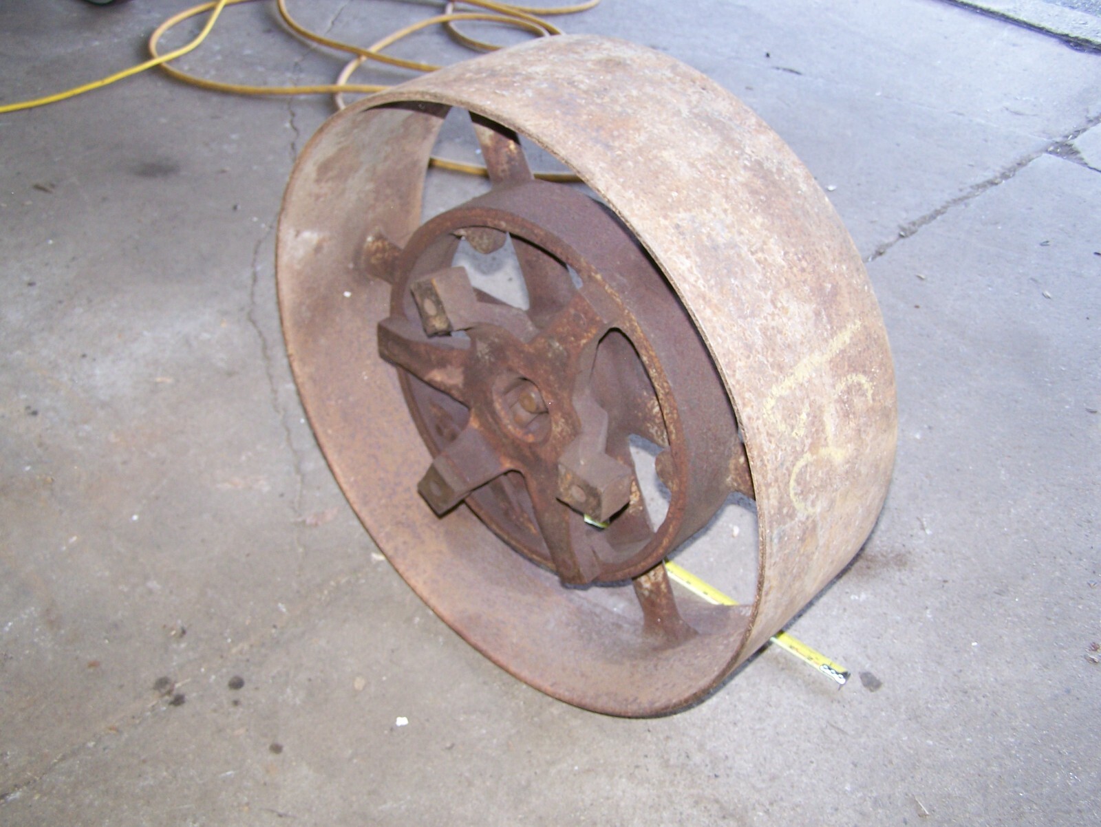 26" CLUTCH PULLEY Hit Miss Gas Engine Steam Tractor Magneto Oiler Motor ...