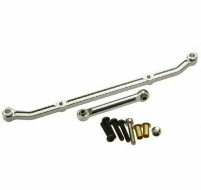 Aluminum Steering Link Arm Silver for 1:10 RC Rock Crawler Cars Axial ...