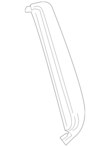 GM Rear Driver Side Door Window Frame Rear Applique 84841793 | eBay