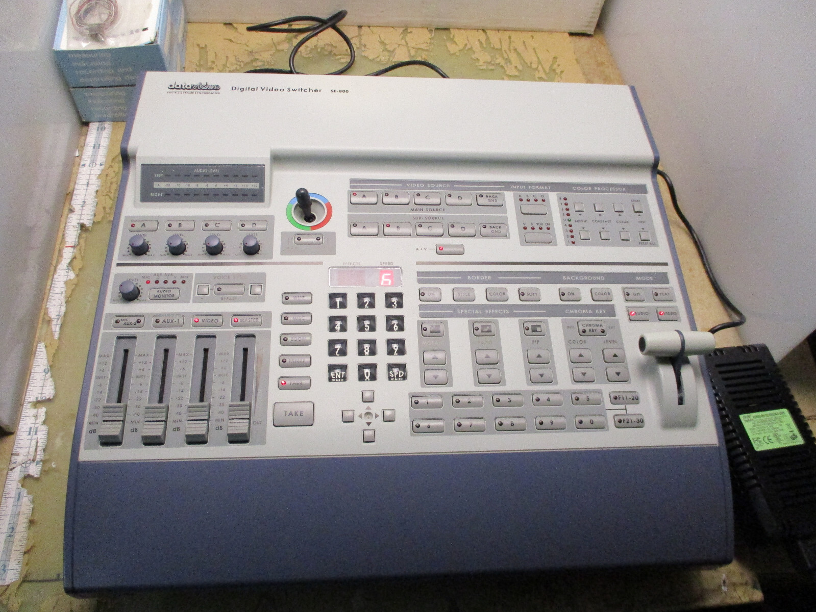 datavideo se-800 four channel digital video switcher mixer [3*B-9] | eBay