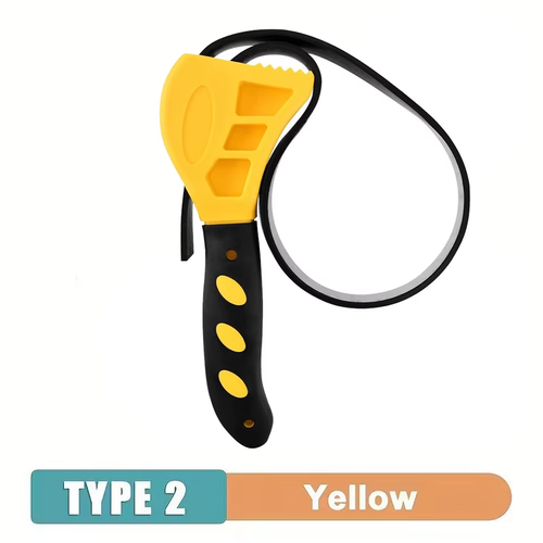 Adjustable Strap Wrench, 6 Inch Strap Wrench Plumbing, Rubber Strap ...
