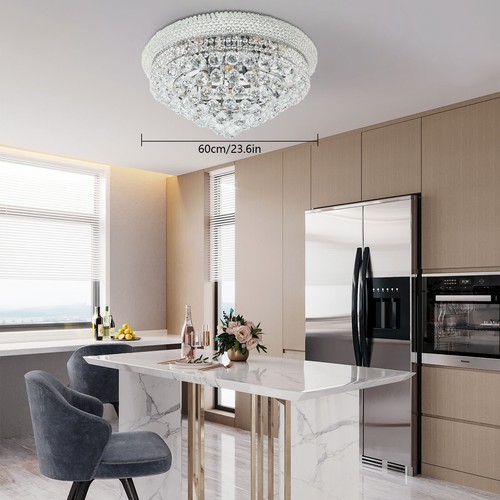 12-Light Ceiling Crystal Light Ceiling Light Modern Lighting Fixture 90 ...