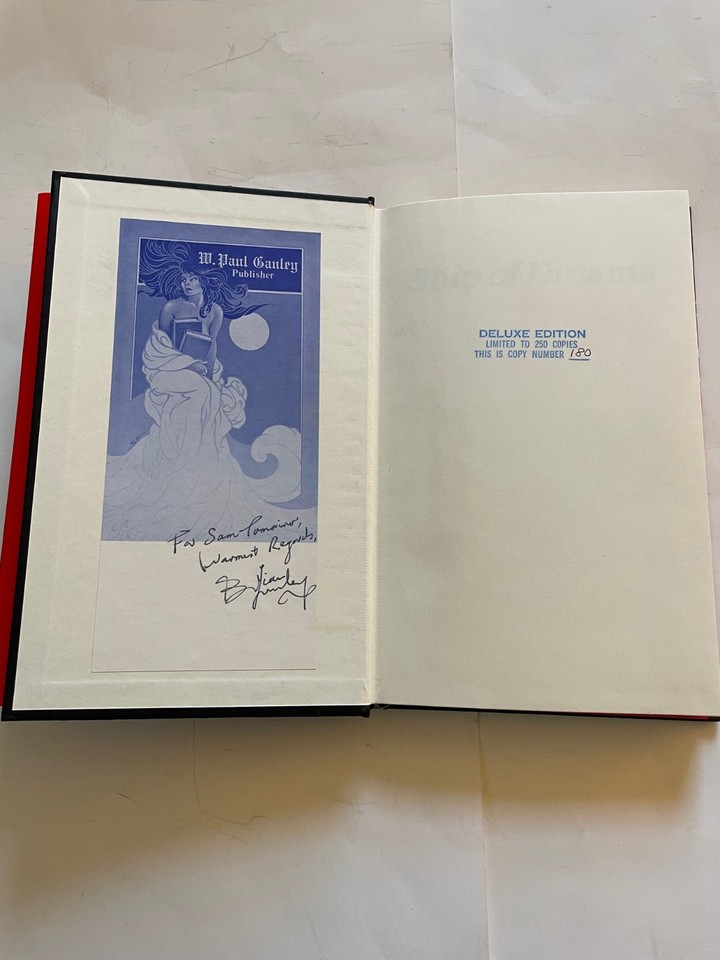 Brian Lumley, Ship of Dreams, 1986, W. Paul Ganley, SIGNED | eBay