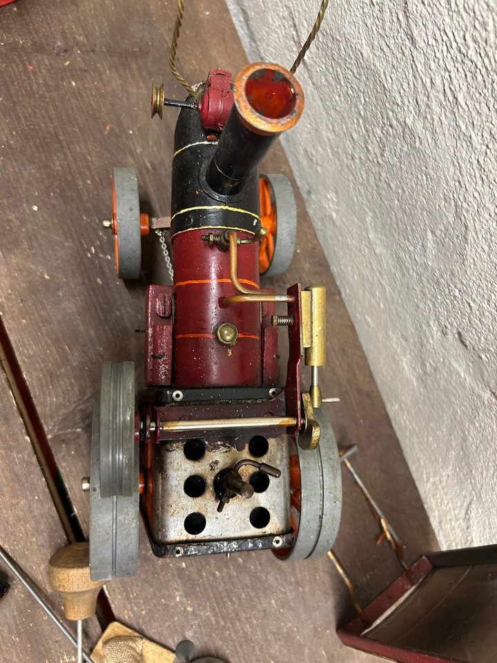 Live Steam Mamod Modified TE1a Showman’s Traction Engine Model | eBay UK