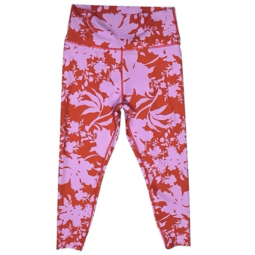 Sage Collective Pink Orange Tropical Leggins Sz M NWOT | eBay