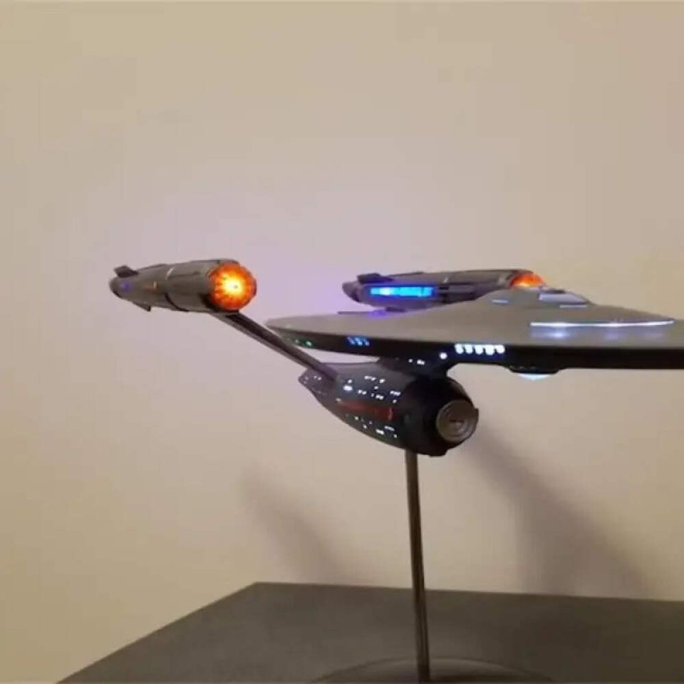 Star Trek Enterprise Replica Model with LED Lights | eBay