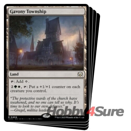 Gavony Township X4 M/NM Magic: The Gathering MTG March Of The Machine ...