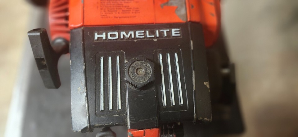 Homelite super ez automatic chainsaw rare westcoast full wrap rare ...