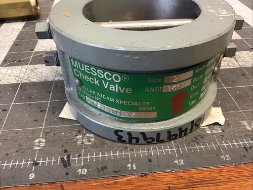 Muessco Check Valve Size 2 Model 72 Body C.S. Ansi70 New(LMP29E) | eBay