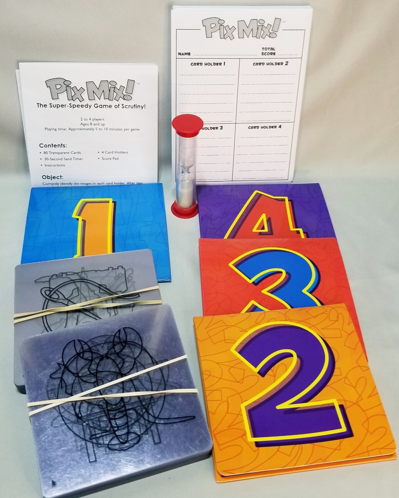 Pix Mix Game Visual Acuity Picture Guessing Family Board Game 1 Picture ...