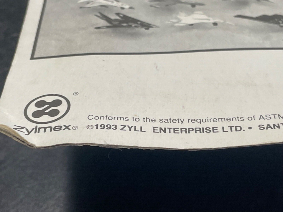 1993 Zylmex Super Dyna-Flites USAF #29331 New in Package Vintage | eBay