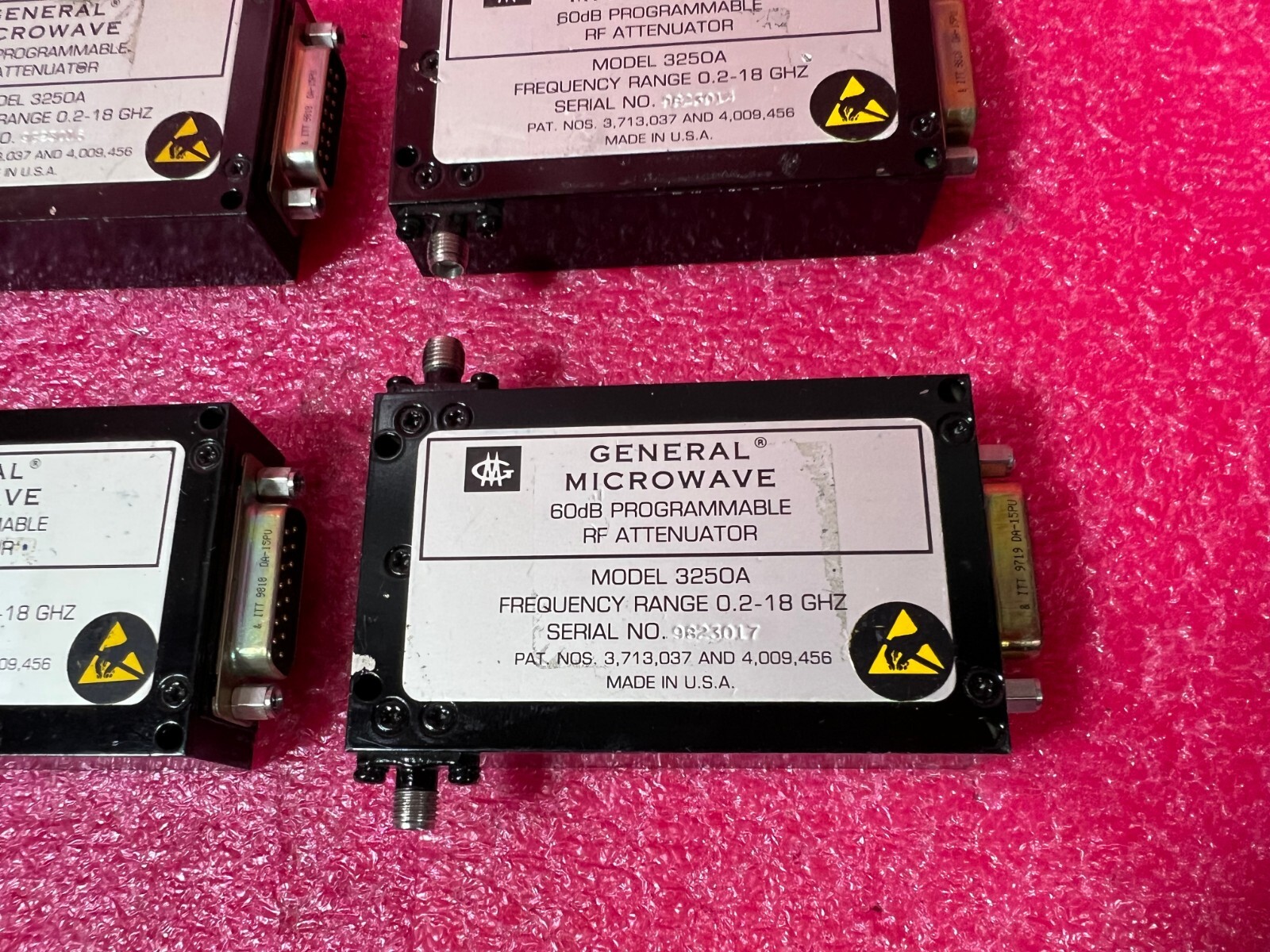 1 Pc General Microwave 3250A Broadband Programable RF Attenuator 60dB 0 ...