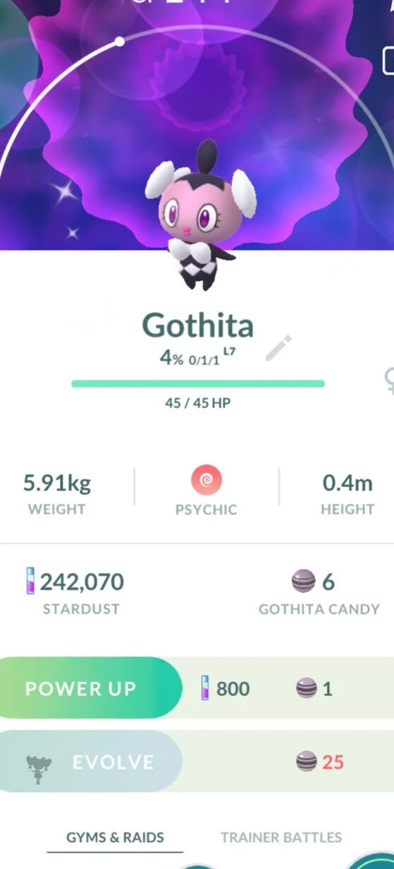 Pokemon New Release Shiny Gothita Registered Or 30 Days Safe & Fast! | eBay