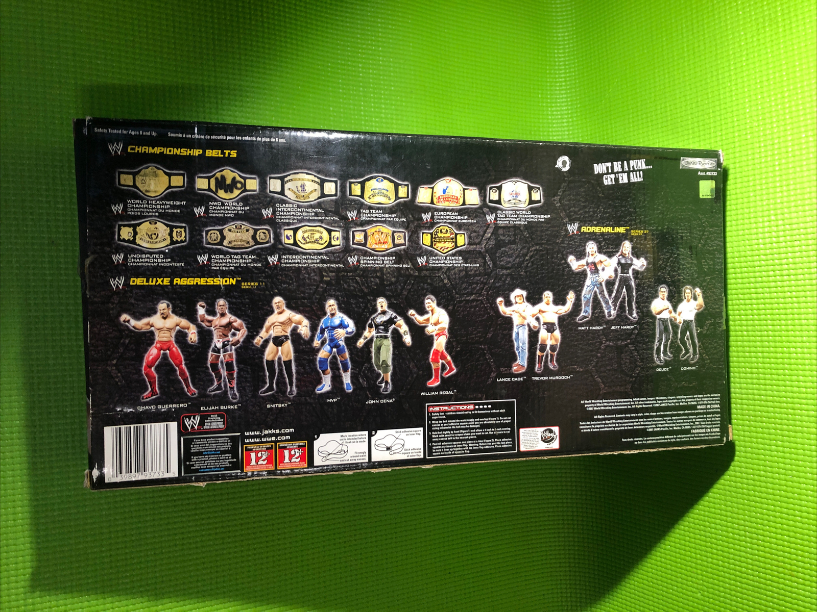 WWE Smackdown World Heavyweight Championship Action Figure & The Great ...