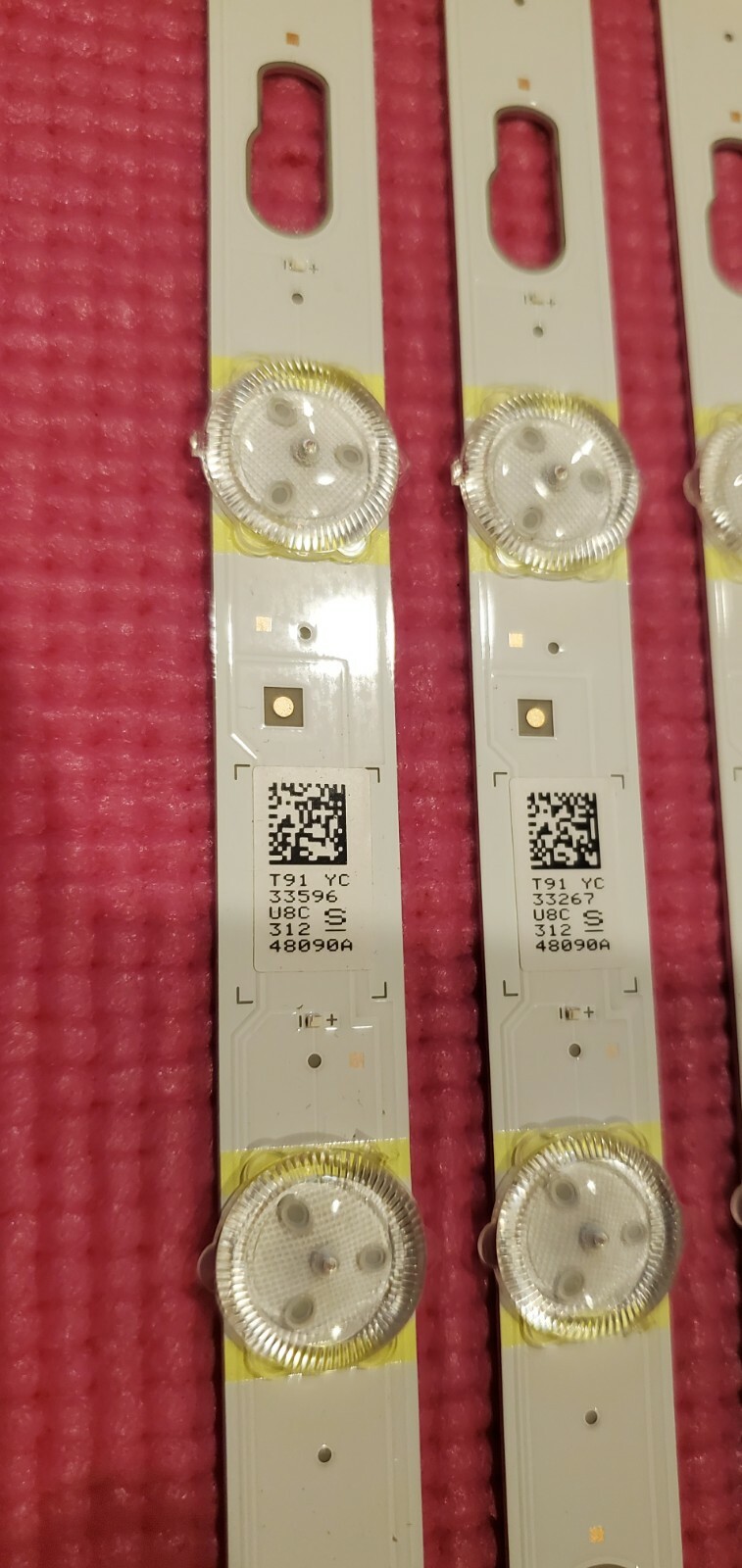 Samsung QN65Q70RAFXZA QN65Q7DRAFXZA LED Strips (24) FULL BN96-48090A ...
