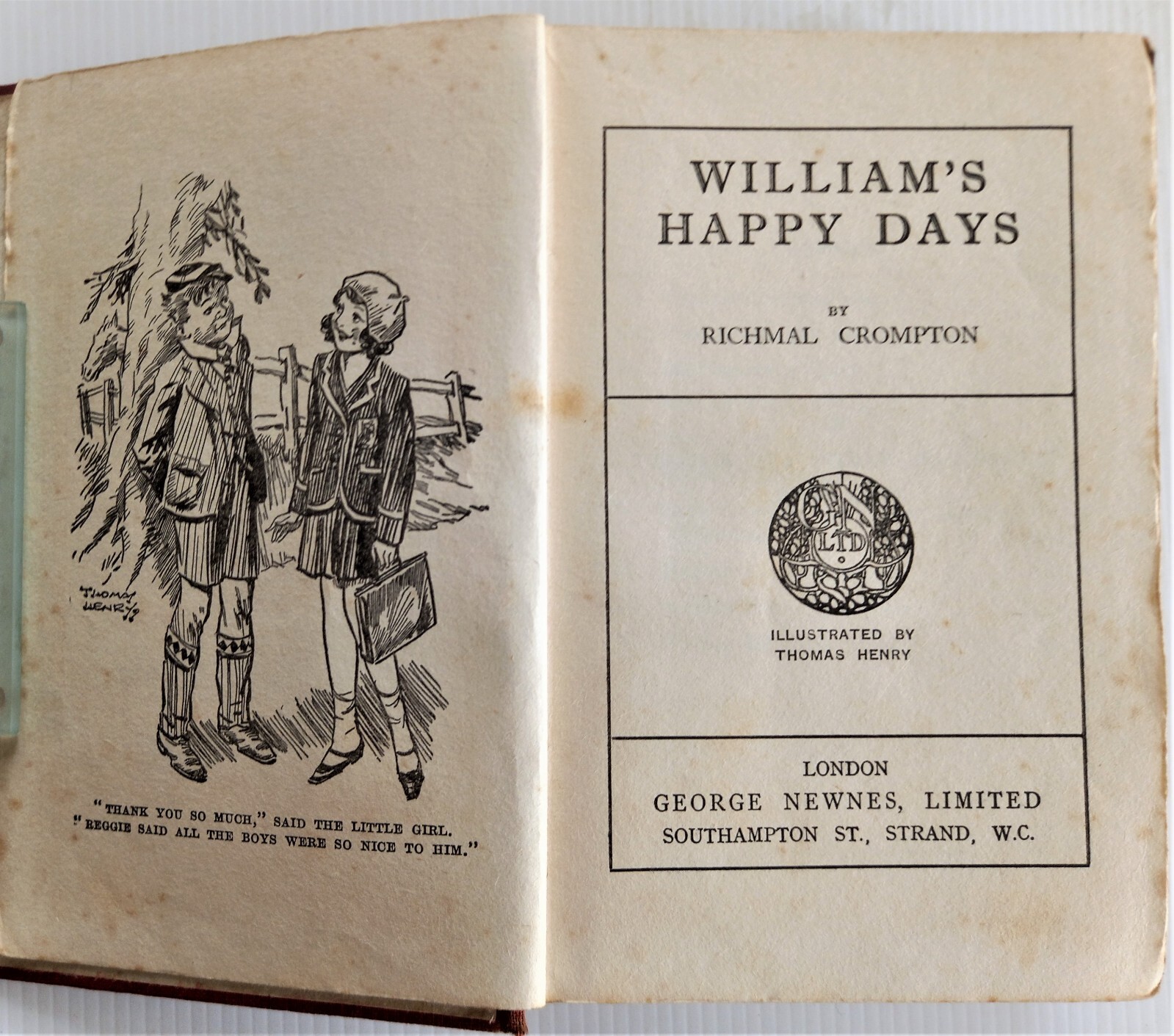 William 1st 1929 William The Conqueror 1st 1926 William's Happy Days ...