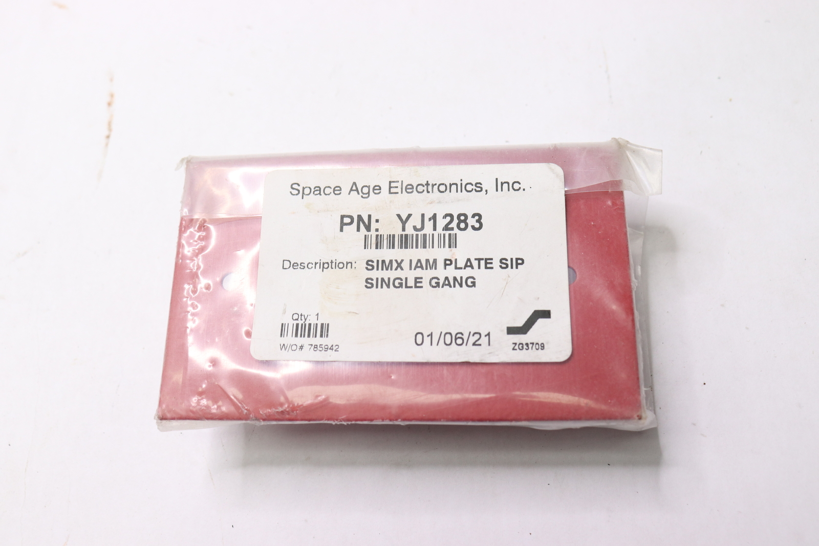 Space Age Electronics SIMX IAM Plate Sip Single Gang Fire Alarm YJ1283 ...