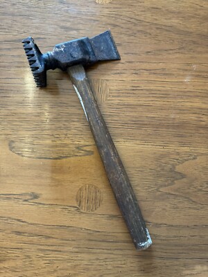 Vintage Cast Iron Meat Tenderizer Kitchen Tool Ice Hammer | eBay