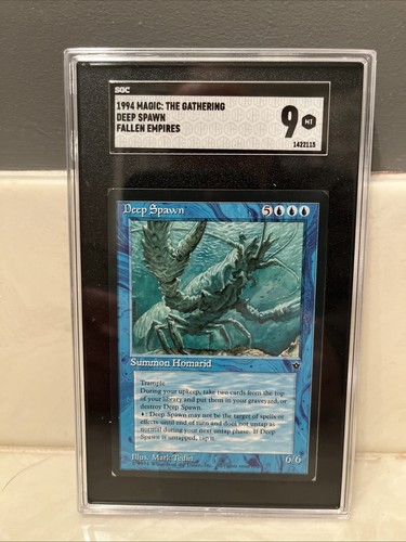 1994 Magic The Gathering MTG Deep Spawn Fallen Empires SGC 9 | eBay