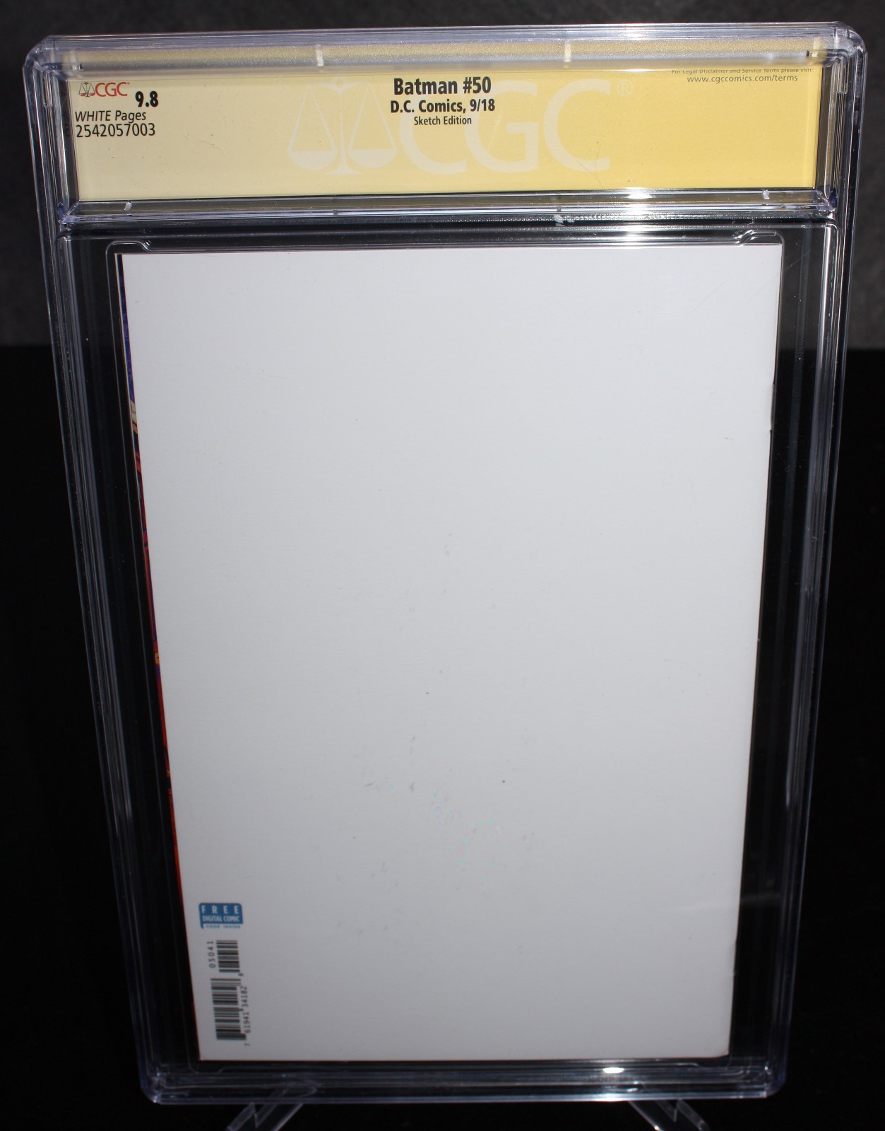 Batman #50 CGC (9.8) Signed & Sketched by Alfret Le & Steve Lydic ...