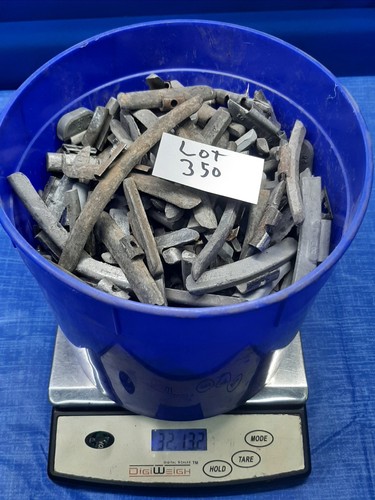 Used Lead Wheel Weights 30+ Pounds Scrap Sinker Bullet Mold Casting Art ...